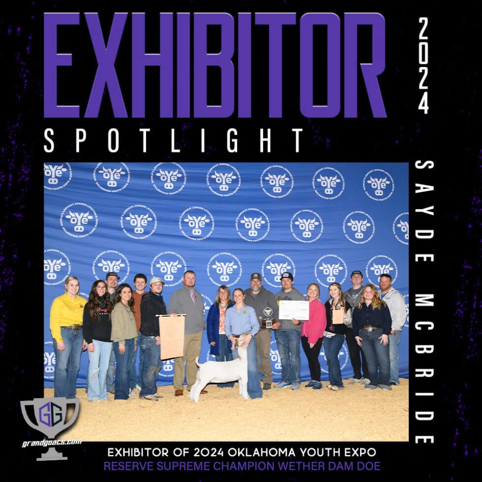 Sayde McBride - GrandGoats.com